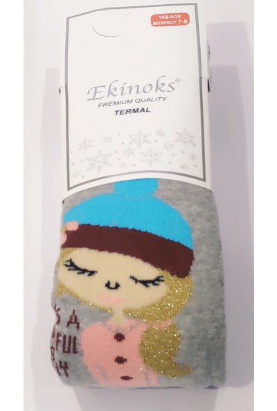 Ekinoks Kız Cocuk Havlu Külotlu Çorap
