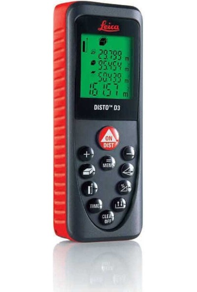 Leica Dısto D3 Lazerli Mesafe Ölçer 100 M Leica Dısto D3 Lazerli Mesafe Ölçer 100 M