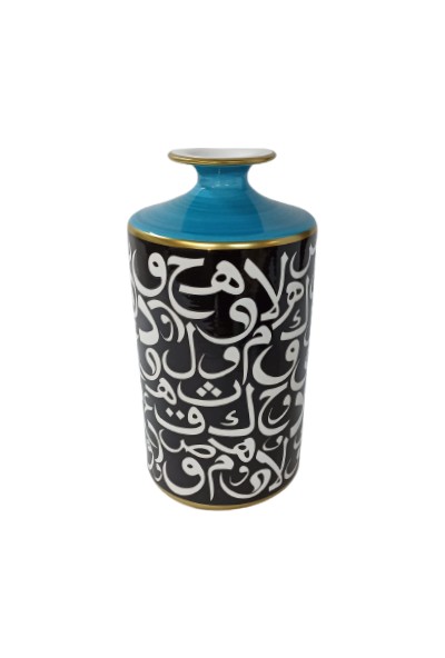Ravi Hat Işi Turkuaz Vazo Büyük Ravi Hat Işi Turkuaz Vazo Büyük