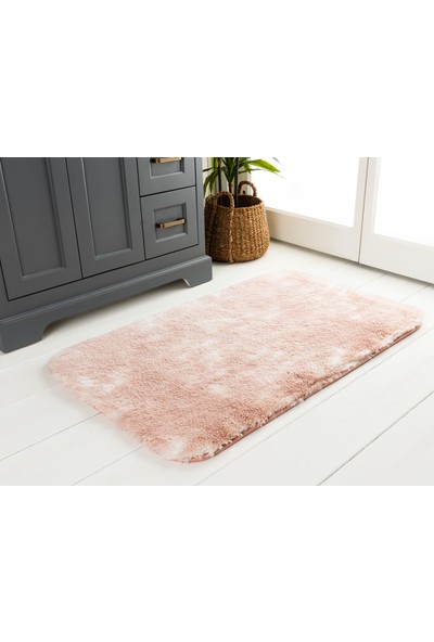 Madame Coco Damien Banyo Paspası - Beyaz/pudra