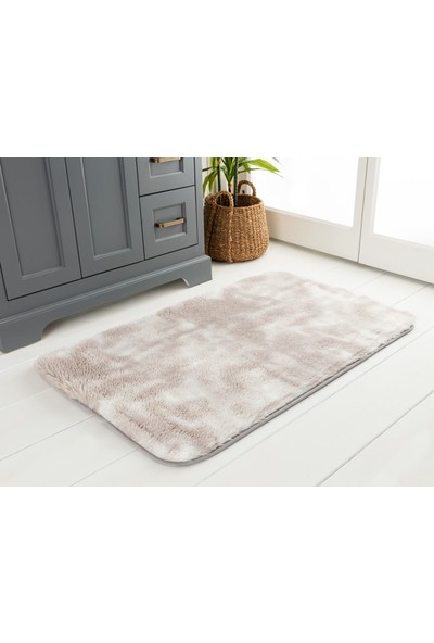 Madame Coco Damien Banyo Paspası - Beyaz/gri