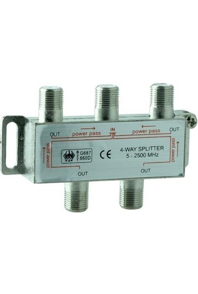 Bernam 1-4 Splitter 5-2400 Mhz 170001