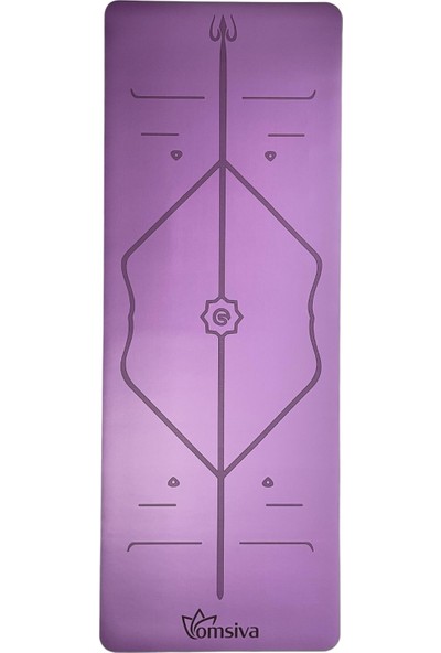 Omsiva Yoga Matı 5 mm Pu- Rubber Hiza Serisi Omsiva Yoga Matı 5 mm Pu- Rubber Hiza Serisi