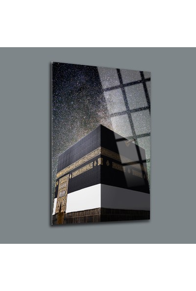 Srd Concept Kabe Gökyüzü Cam Tablo-Islami Tablo-Dini Tablo Srd Concept Kabe Gökyüzü Cam Tablo-Islami Tablo-Dini Tablo