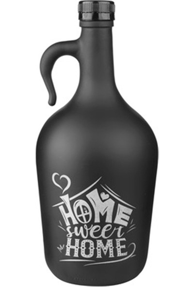 Selka 500.140 1500CC.HOME Sweet Baskılı Granit Galon Gri Yaldız