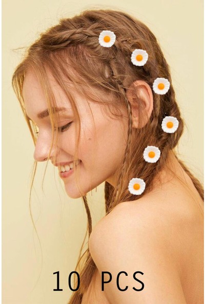 Bahels Kadın 10'lu Nostalji Papatya Toka Seti