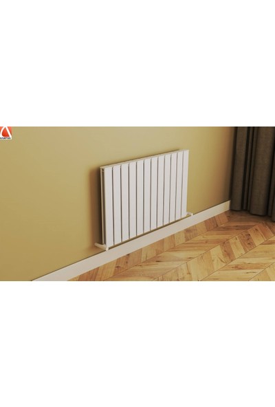 Nixrad Nirvana 500X630 8 Dilim Beyaz Hibrid Dekoratif Isı Verimliliği Arttırılmış Radyatör