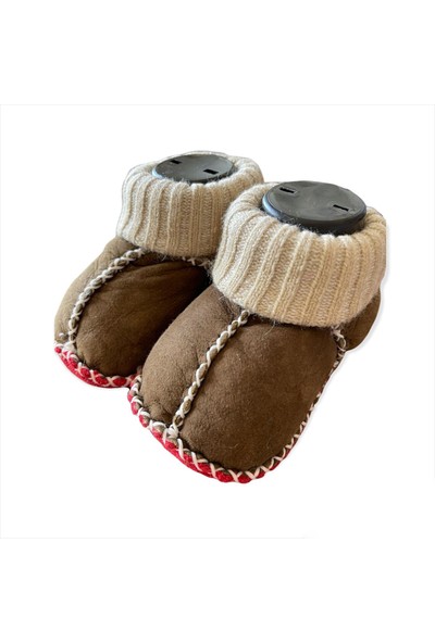 Dandcvibes Kahverengi Çoraplı Kız Bebek Pandufu