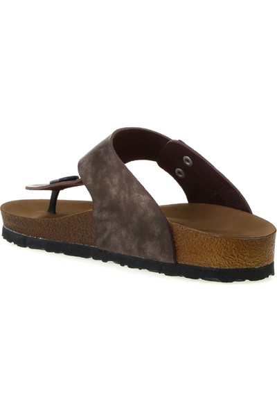 T-Box Erkek Kahverengi Terlik