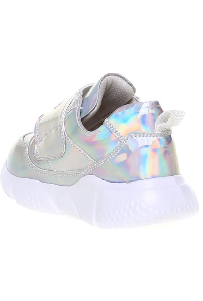 Mammaramma Gümüş Kız Çocuk Yürüyüş Ayakkabısı