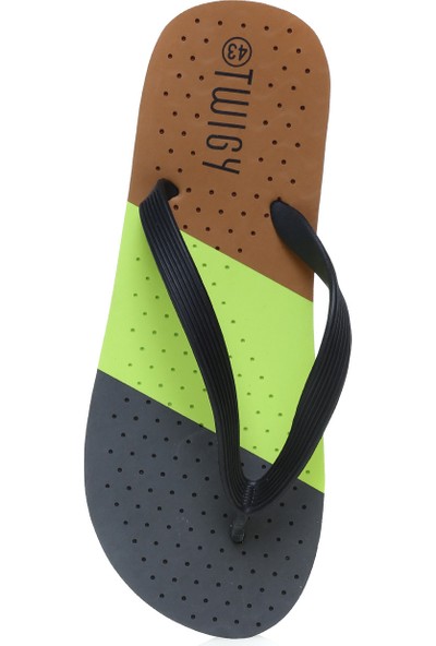 Twigy VV0573 Renkli Erkek Parmak Arası Terlik