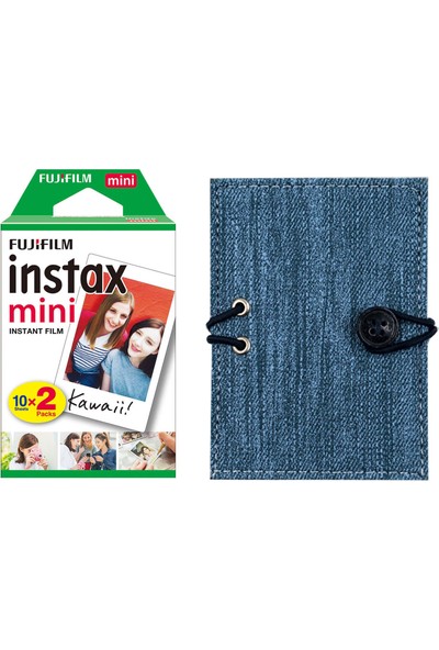 Fujifilm Instax Mini 20'li Film ve 8'li Akordiyon Albüm Fujifilm Instax Mini 20'li Film ve 8'li Akordiyon Albüm