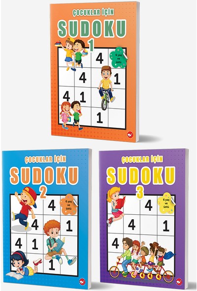 Çocuklar İçin Sudoku Seti - 3 Kitap - Ramazan Oktay