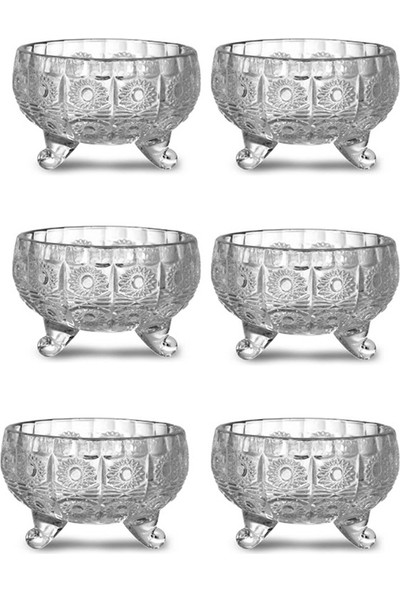 Vidrex Ahe-6b-3 Cam Ayaklı Kase 6 Lı