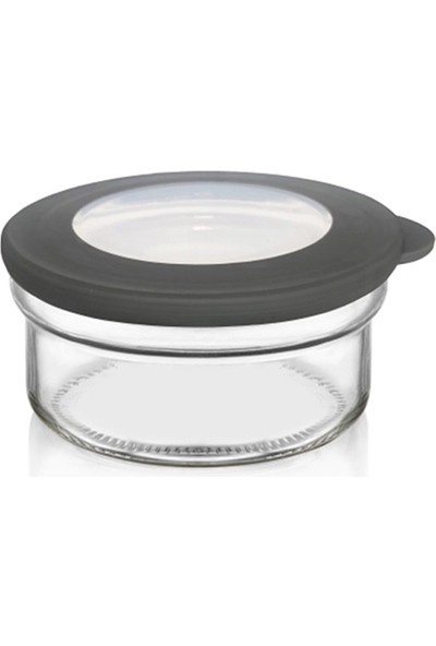 Qlüx C-00266 Flat Saklama Kabı 415 cc Füme