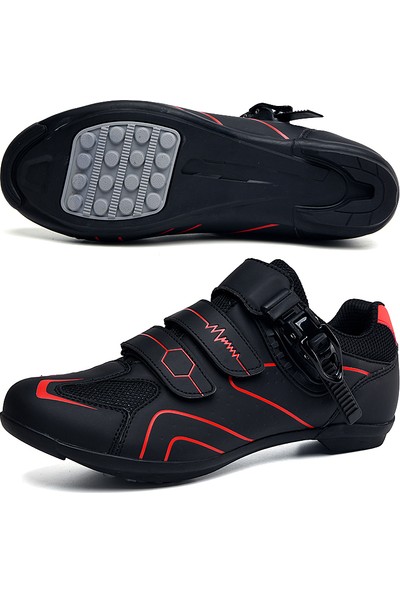 Jinxianzheng Siyah - Kırmızı Bisiklet Ayakkabısı (Yurt Dışından) Jinxianzheng Siyah - Kırmızı Bisiklet Ayakkabısı (Yurt Dışından)