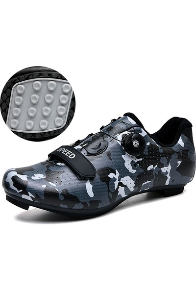 Jinxianzheng Gri Bisiklet Ayakkabısı (Yurt Dışından)