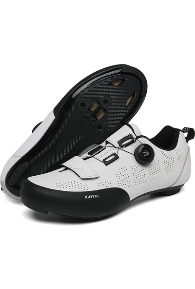 Jinxianzheng Beyaz Bisiklet Ayakkabısı (Yurt Dışından)