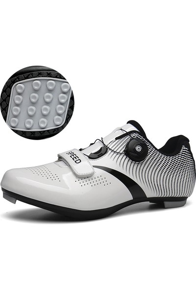 Jinxianzheng Beyaz Bisiklet Ayakkabısı (Yurt Dışından)