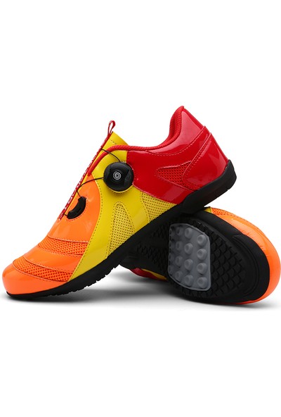 Jinxianzheng Turuncu Bisiklet Ayakkabısı (Yurt Dışından)