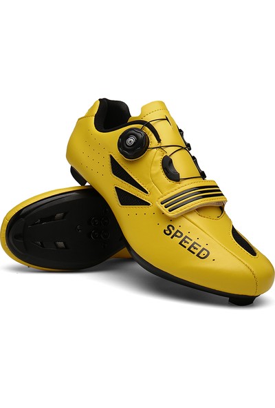 Jinxianzheng Sarı Bisiklet Ayakkabısı (Yurt Dışından)