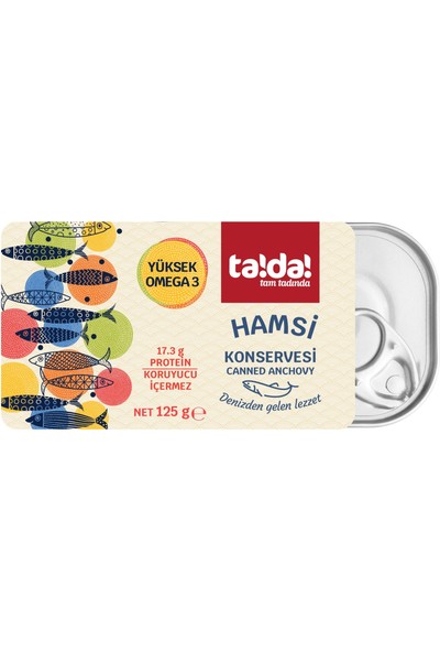 Tada Hamsi Konservesi 125 gr Tada Hamsi Konservesi 125 gr