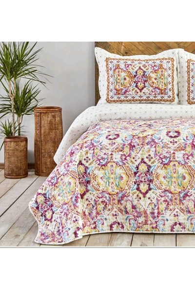 Karaca Home Sarah Anderson Tasya Çift Kişilik Yatak Örtüsü Seti