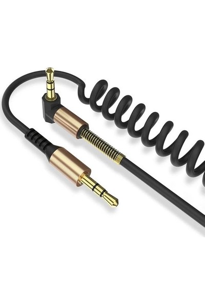 Raintech 1.8m Metre 3.5mm Aux L Spiral Ses Aktarım Kablosu