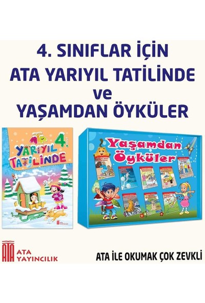 Ata Yayıncılık 4. Sınıf Ata Yarıyıl Tatilinde + Yaşamdan Öyküler