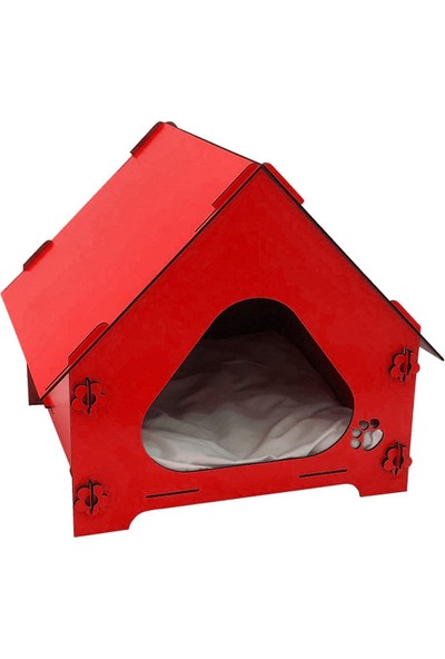 Essa Lazer Kedi Evi Ahşap Dekoratif Kedi Kulübesi Barınak Yuva Kedi Yatağı Essa Lazer Kedi Evi Ahşap Dekoratif Kedi Kulübesi Barınak Yuva Kedi Yatağı