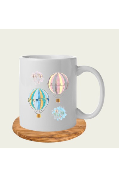 Burak Baskı Tasarım Kapadokya Balon Baskılı Hediyelik Kupa Bardak Burak Baskı Tasarım Kapadokya Balon Baskılı Hediyelik Kupa Bardak