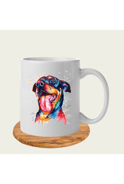 Burak Baskı Tasarım Pop Art Köpek Baskılı Hediyelik Kupa Bardak Burak Baskı Tasarım Pop Art Köpek Baskılı Hediyelik Kupa Bardak