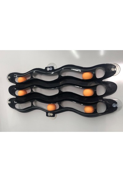 Zamane Shop 3 Kanallı Vantuzlu Evcil Hayvan Kedi Oyun Tüneli Kedi Oyuncak