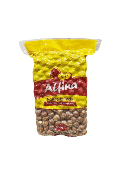 Alfina Natürel Iç Fındık 500 gr