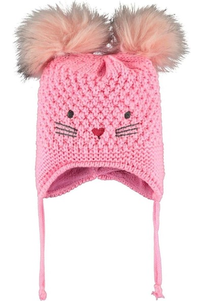 Kitti Kız Çocuk Ponponlu Bere