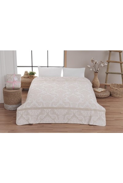 Dinarsu Çift Kişilik Pamuklu Battaniye Otantik