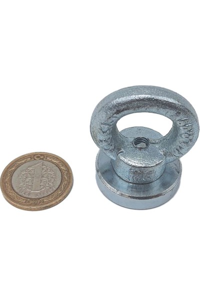 Mıknatıs Avm Ø32 mm Çapında Balıkçı Mıknatısı - Halkalı Mıknatıs - 15-30 kg Çekme Gücü Mıknatıs Avm Ø32 mm Çapında Balıkçı Mıknatısı - Halkalı Mıknatıs - 15-30 kg Çekme Gücü