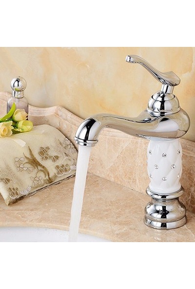 Xyangling Krom Seramik Kollu Musluk Bataryası (Yurt Dışından)