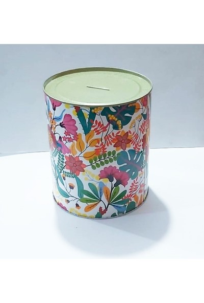 Şehzade Büyük Boy Metal Kumbara Desenli