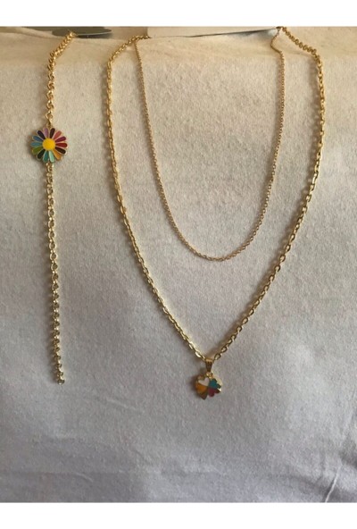 Gigi Giyim Kadın Renkli Takı Seti Gigi Giyim Kadın Renkli Takı Seti