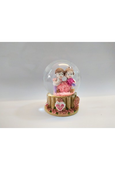 Top Rock Store Kar Küresi Minik Çift 7 cm