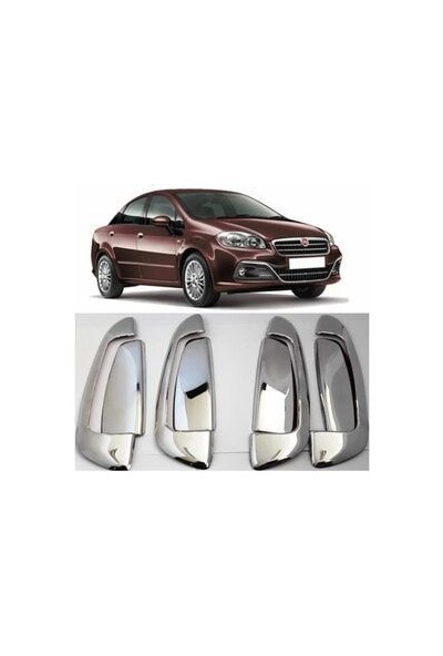 3D Inox Fiat Linea Kapı Kolu 8 Parça Krom 3D Inox Fiat Linea Kapı Kolu 8 Parça Krom