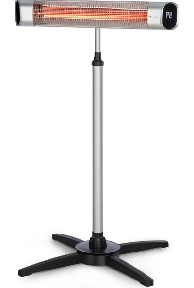 Blumfeldt Dark Wave Stand Dokunmaktik Panel Uzaktan Kumandalı Ayaklı Infrared Isıtıcı