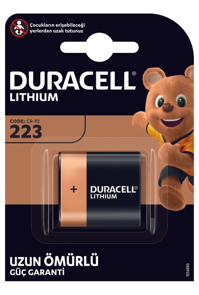 Duracell Özel Yüksek Güçlü Lityum 223 Fotoğraf Pili 6V Duracell Özel Yüksek Güçlü Lityum 223 Fotoğraf Pili 6V