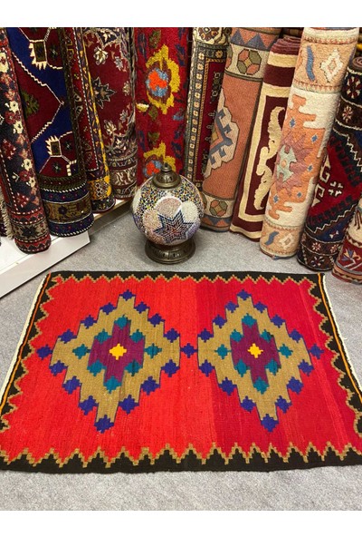 Rustik Ev El Dokuma Antalya Elmalı El Dokuma Kilim & 118x78