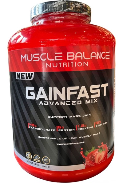 Muscle Balance Gaınfast Karbonhıdrat Tozu 50 Servıngs Muscle Balance Gaınfast Karbonhıdrat Tozu 50 Servıngs