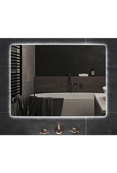 Global Led Mirror 60X70 cm Ledli Ayna Banyo Aynası Dekoratif Ayna Boy Ayna Salon Duvar Ayna Global Led Mirror 60X70 cm Ledli Ayna Banyo Aynası Dekoratif Ayna Boy Ayna Salon Duvar Ayna