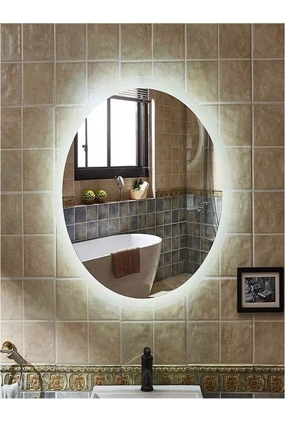 Global Led Mirror 55X75 cm Elips Ledli Ayna Banyo Aynası Dekoratif Ayna Boy Ayna Salon Duvar Ayna Global Led Mirror 55X75 cm Elips Ledli Ayna Banyo Aynası Dekoratif Ayna Boy Ayna Salon Duvar Ayna