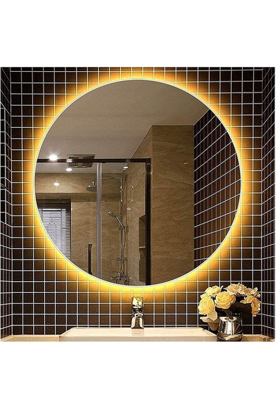 Global Led Mirror 70 cm Yuvarlak Ledli Ayna Banyo Aynası Dekoratif Ayna Boy Ayna Salon Duvar Ayna Global Led Mirror 70 cm Yuvarlak Ledli Ayna Banyo Aynası Dekoratif Ayna Boy Ayna Salon Duvar Ayna
