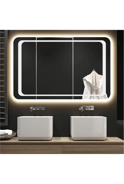 Global Led Mirror 75X105 cm Kumlamalı Ledli Ayna Duvar Salon Banyo Wc Ofis Yatak Odası Boy Ledli Ayna Global Led Mirror 75X105 cm Kumlamalı Ledli Ayna Duvar Salon Banyo Wc Ofis Yatak Odası Boy Ledli Ayna